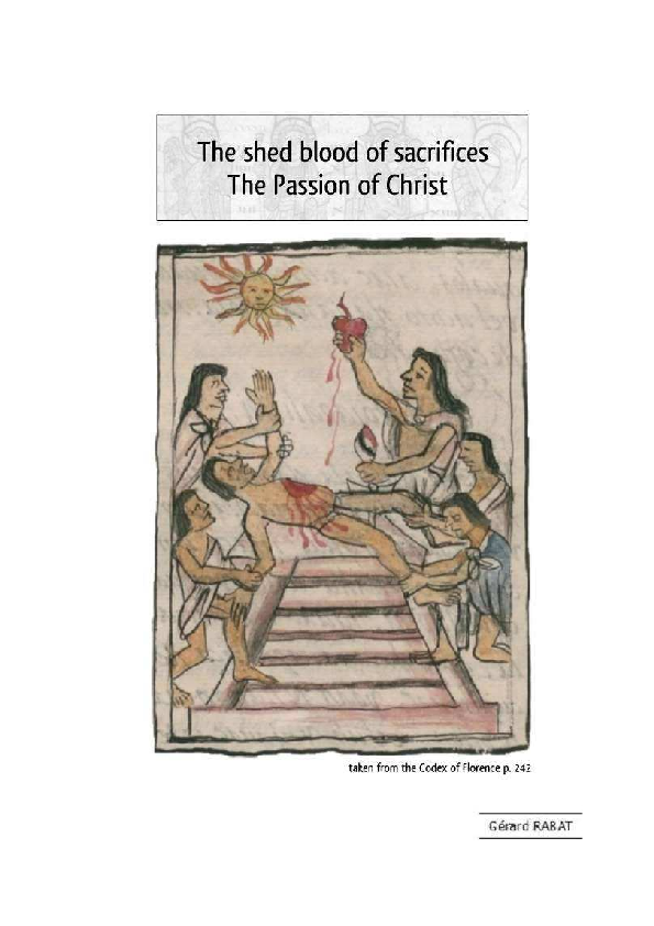 (PDF) The blood shed of the sacrifices - The Passion of Christ