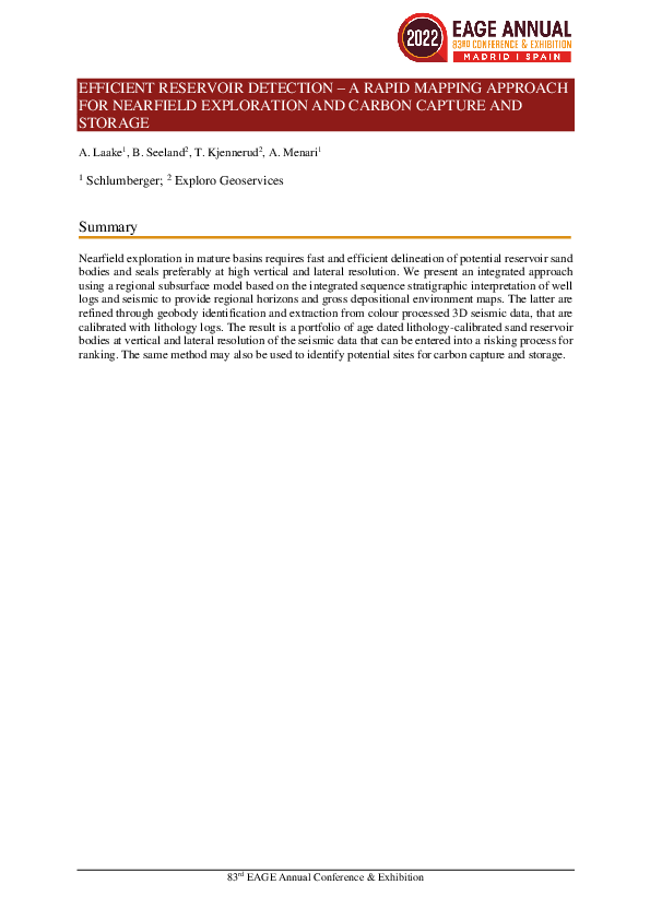 (PDF) EFFICIENT RESERVOIR DETECTION – A RAPID MAPPING APPROACH FOR ...