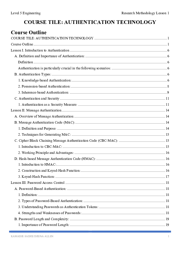 (PDF) Level 5 Engineering Research Methodology Lesson