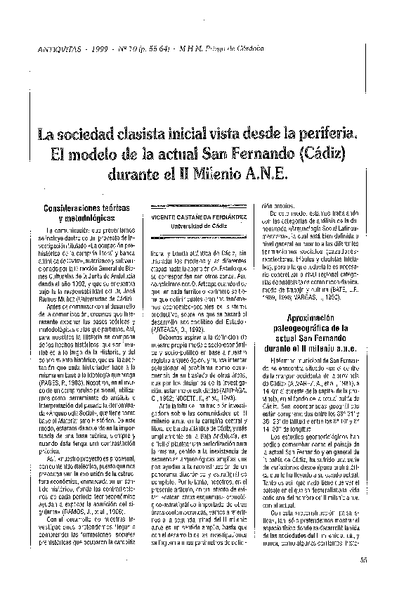 (PDF) La sociedad clasista inicial vista desde la periferia: el modelo ...