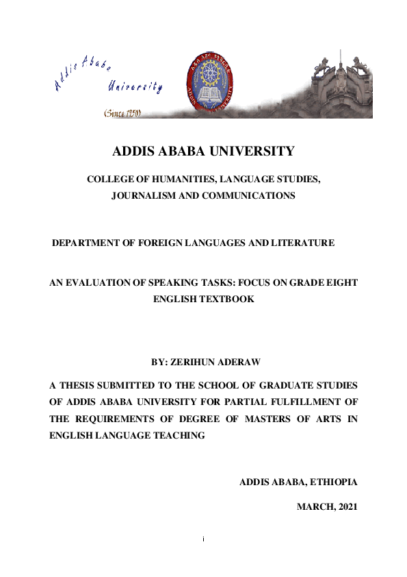 (PDF) ADDIS ABABA UNIVERSITY