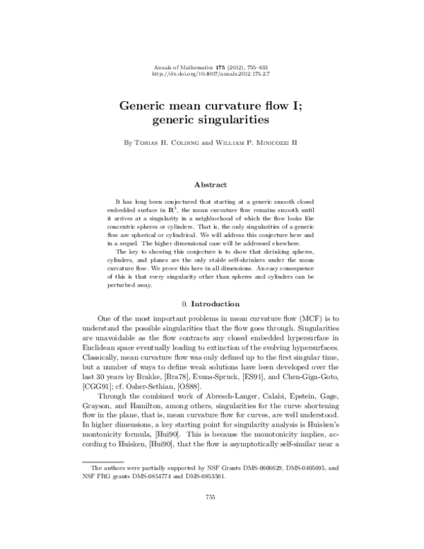 (PDF) On the First Variation of a Varifold