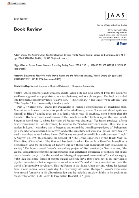 (PDF) Book Review: The Rebel’s Clinic: The Revolutionary Books Review ...