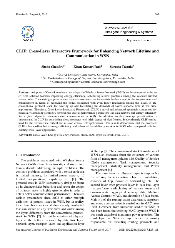 (PDF) CLIF: Cross-Layer Interactive Framework for Enhancing Network ...