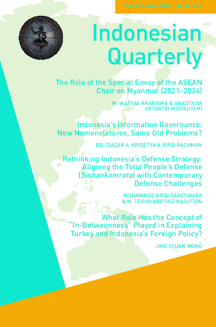 (PDF) The Role of the Special Envoy of the ASEAN Chair on Myanmar (2021 ...