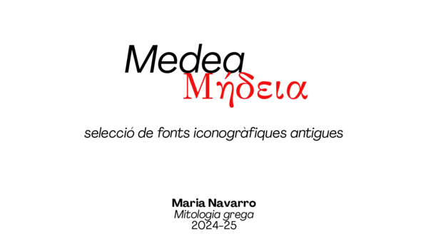 (PDF) Medea - Iconography / Iconografia de Medea. Selecció de fonts ...