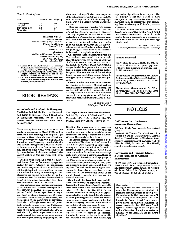 (PDF) The High Altitude Medicine Handbook