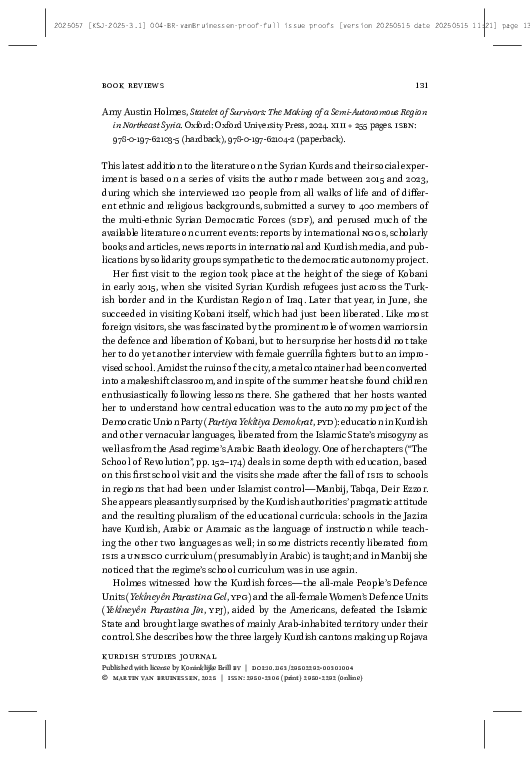 (PDF) Amy Austin Holmes, Statelet of Survivors: The Making of a Semi ...