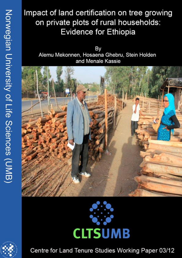 (PDF) The Impact of Land Certification on Tree Growing on Private Plots ...