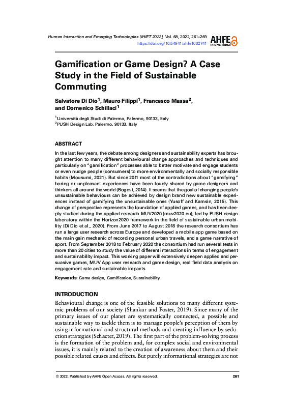 (PDF) Gamification or Game Design? A case study in the field of ...