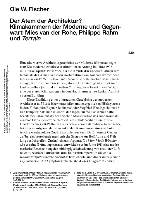 (PDF) Der Atem der Architektur? Klimakammern der Moderne und Gegenwart ...