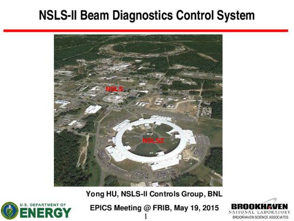 (PDF) NSLS-II Beam Diagnostics Control System*