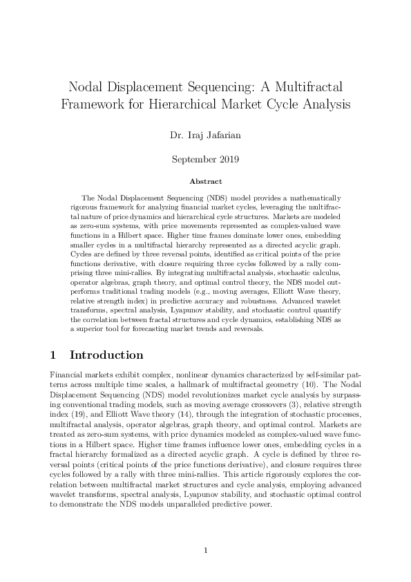(PDF) Nodal Displacement Sequencing: A Multifractal Framework for Hierarchical Market Cycle Analysis