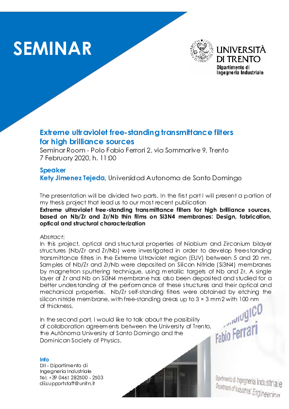 (PDF) Extreme ultraviolet free-standing transmittance filters for high ...