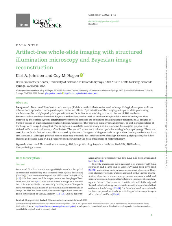 (PDF) Artifact-free whole-slide imaging with structured illumination ...