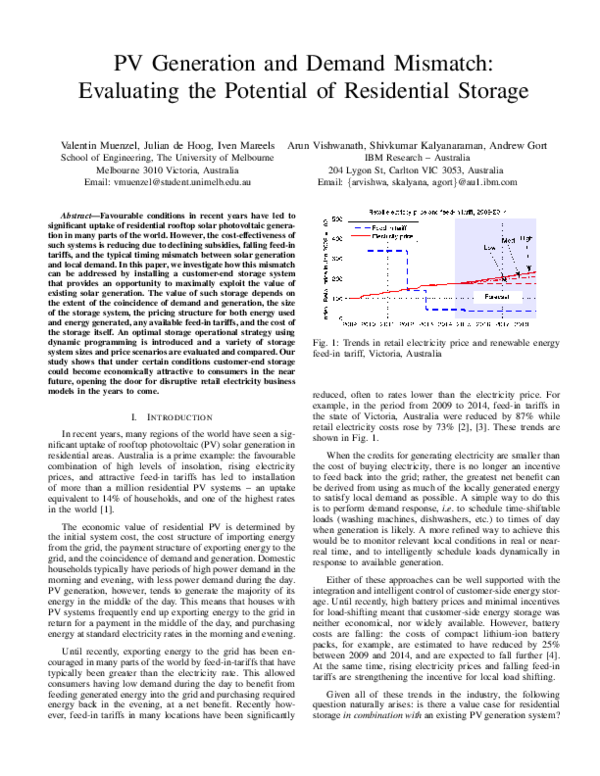 (PDF) PV generation and demand mismatch: Evaluating the potential of ...
