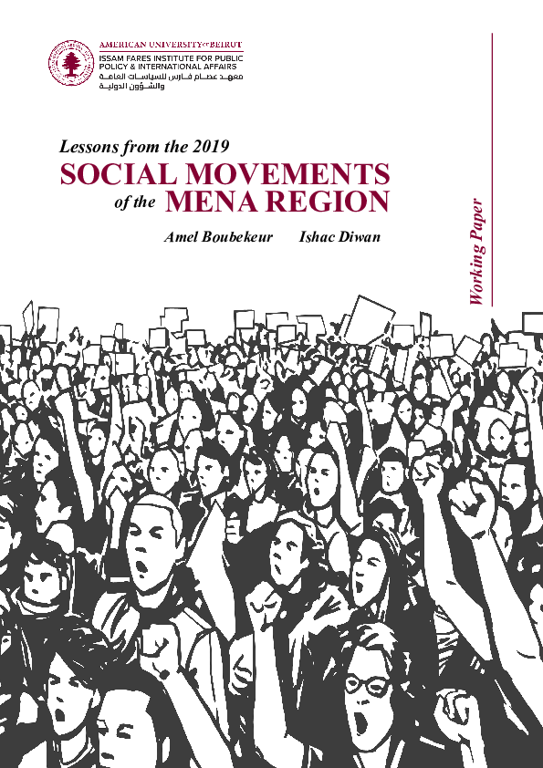 (PDF) Lessons from the 2019 Social Movements of the MENA Region