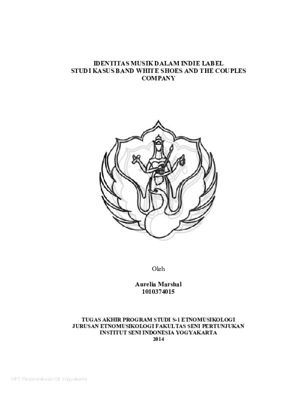 (PDF) Identitas Musik Dalam Indie Label Studi Kasus Band White Shoes ...