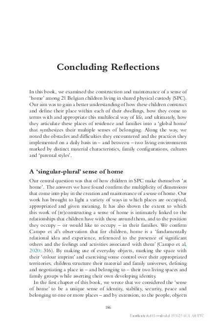 Pdf Chapter 8 Concluding Reflections