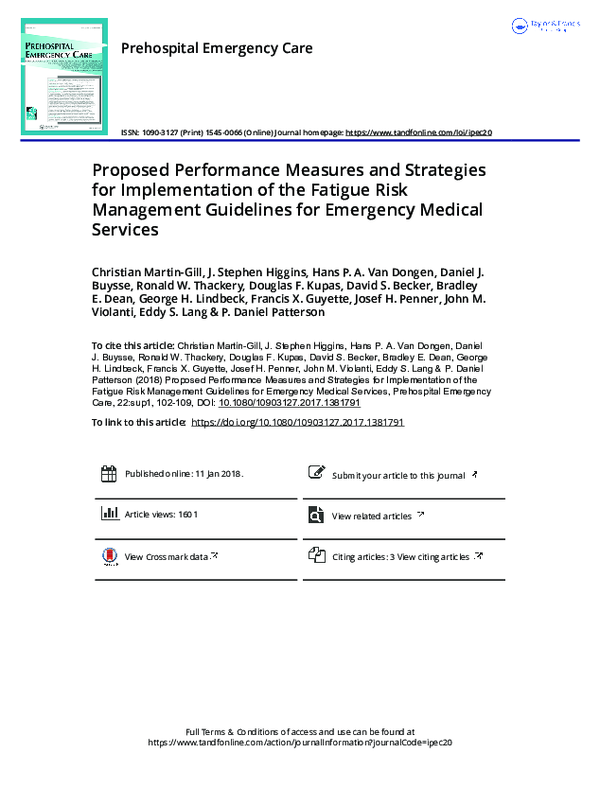 (PDF) Proposed Performance Measures and Strategies for Implementation ...