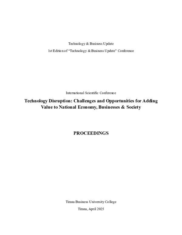 (PDF) Evis Shurdha & Gerti Sqapi - The Role of Artificial Intelligence in Identifying and ...
