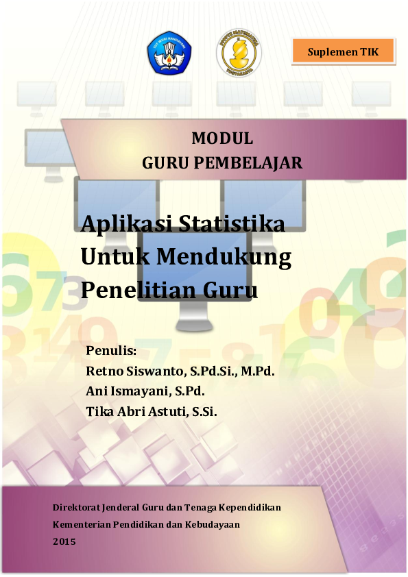(PDF) Modul guru pembelajar: aplikasi statistika untuk mendukung penelitian guru