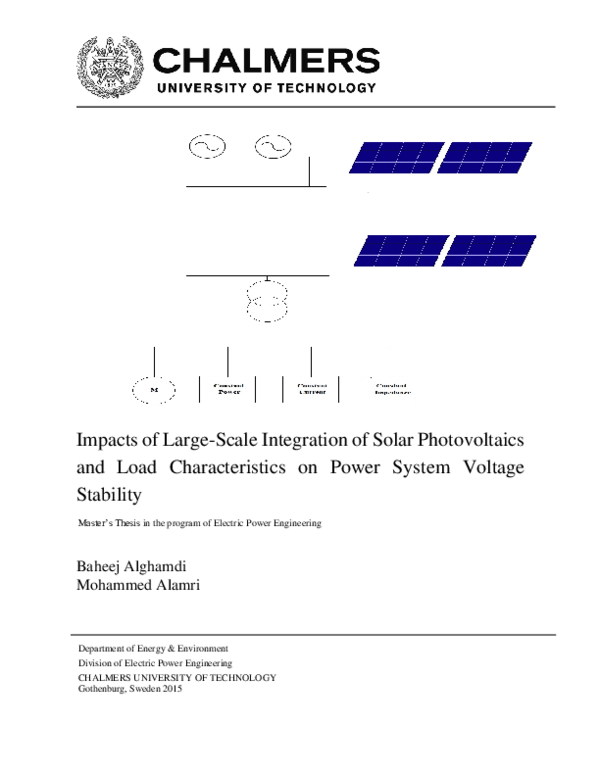 (PDF) Impacts of Large-Scale Integration of Solar Photovoltaics and ...