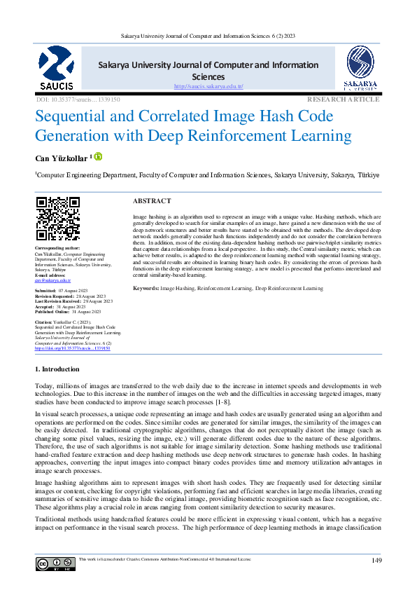 (PDF) Sequential and Correlated Image Hash Code Generation with Deep ...