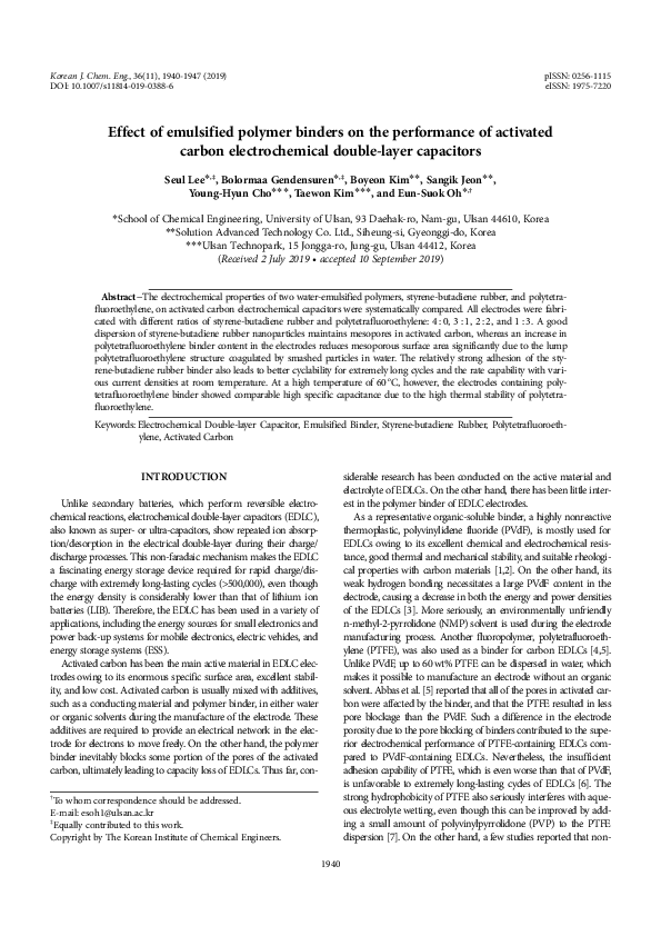 (PDF) Effect of emulsified polymer binders on the performance of ...