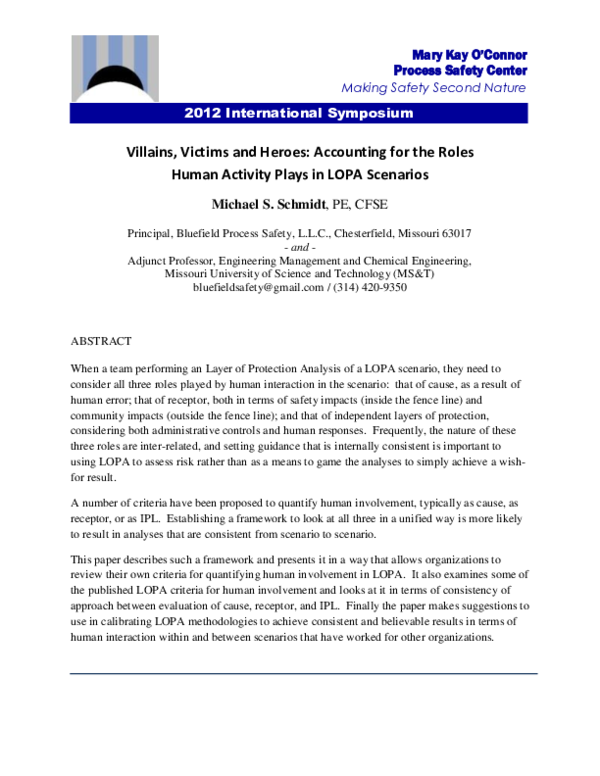 (PDF) Villains, victims, and heroes: Accounting for the roles human ...