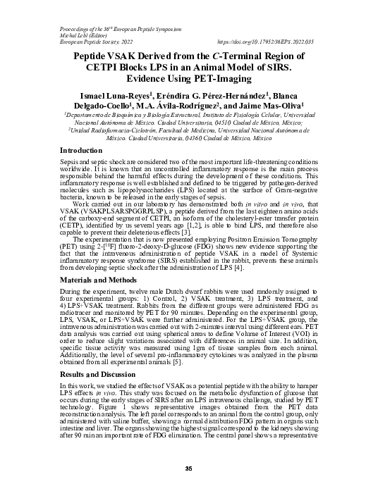 (PDF) Peptide VSAK Derived from the C-Terminal Region of CETPI Blocks ...