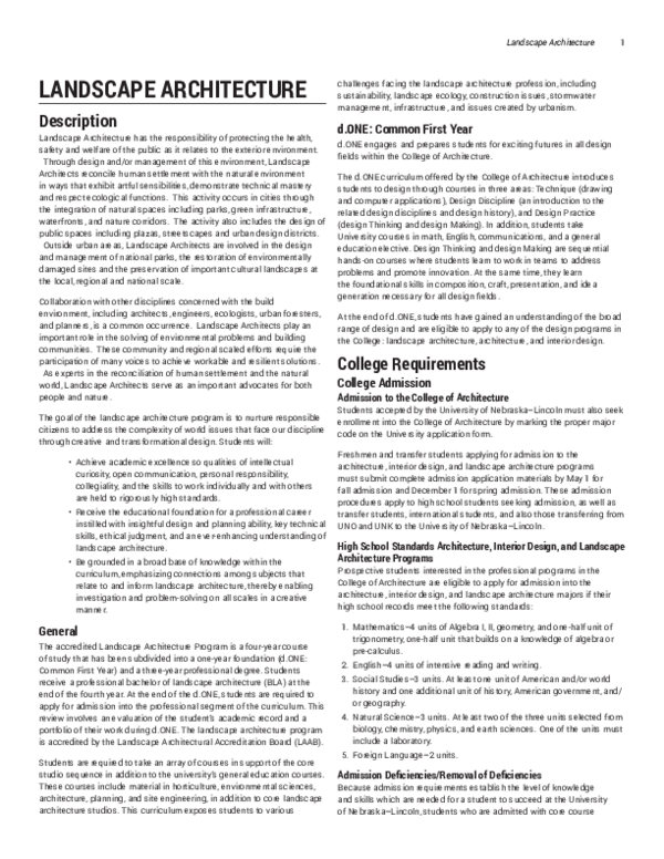 (PDF) Landscape Architecture