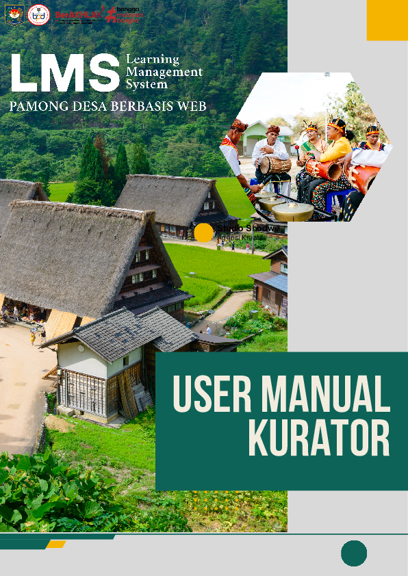 (PDF) user manual kurator dalam melakukan kurasi konten pelatihan LMS Pamong Desa