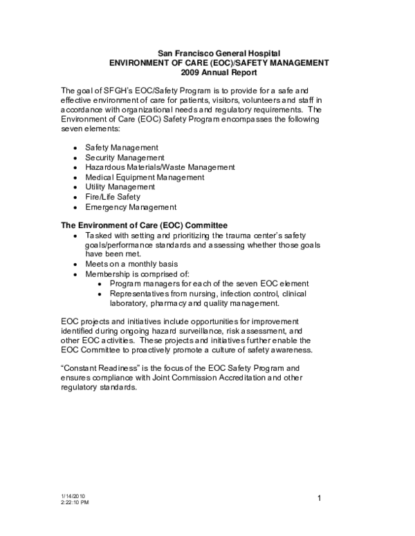 (PDF) San francisco general hospital