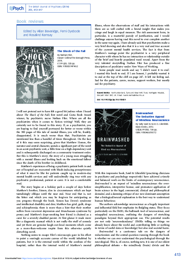 (PDF) The Shock of the Fall