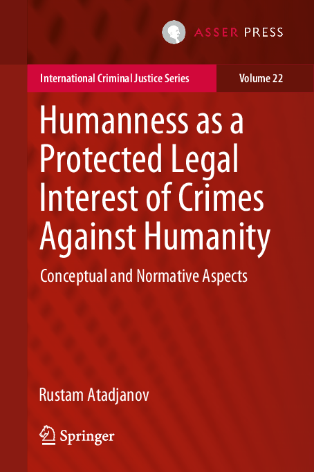 (PDF) Humanness as a Protected Legal Interest of Crimes Against ...