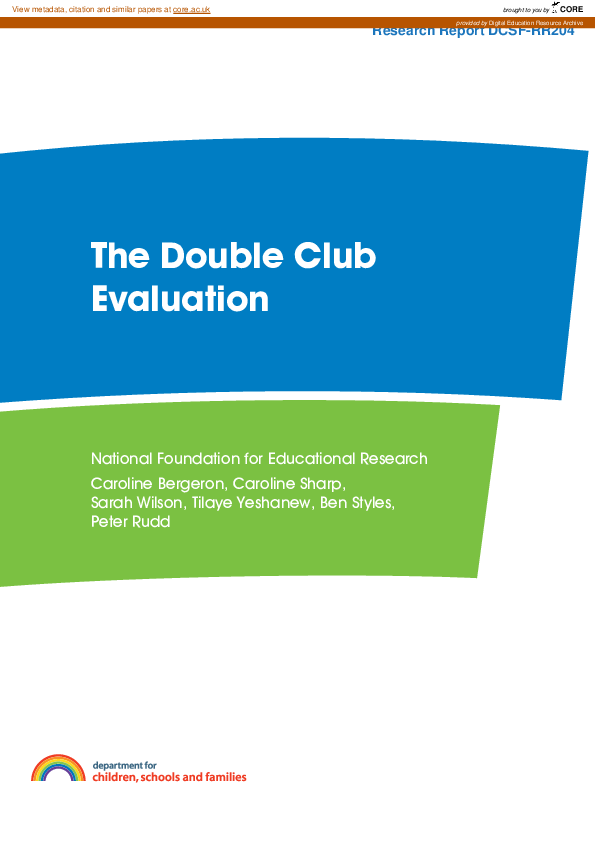 (PDF) The Double Club evaluation
