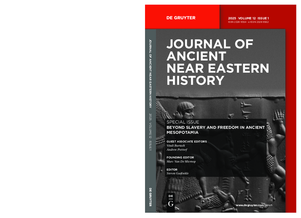 (PDF) Special Issue "Beyond Slavery and Freedom in Ancient Mesopotamia"