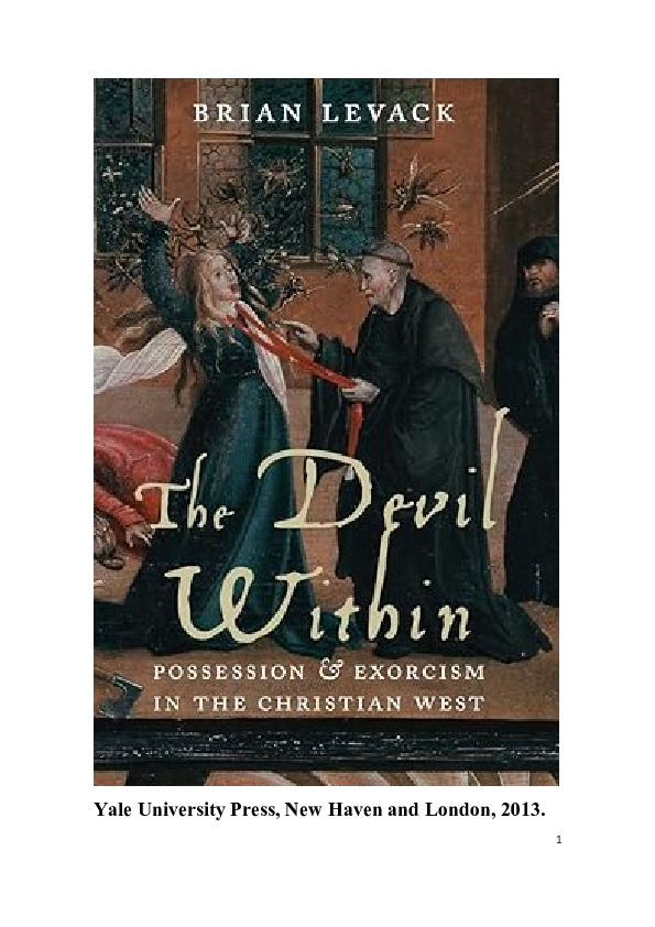 (PDF) Brian P. Levack, The Devil Within. Possession and Exorcism in the ...