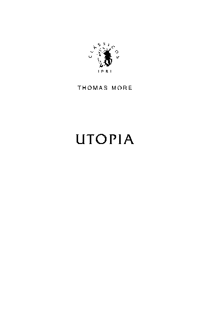 (PDF) Utopia - Thomas More