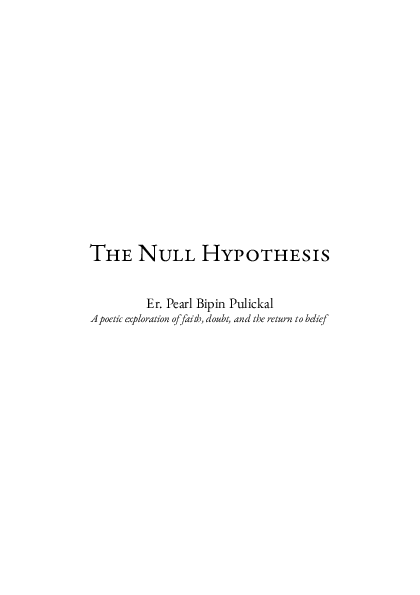 (PDF) The Null Hypothesis