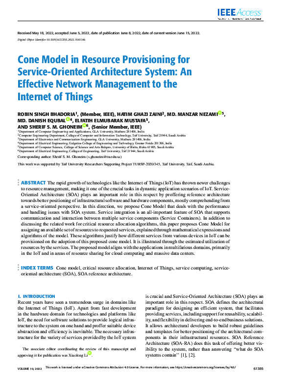 (PDF) Cone Model in Resource Provisioning for Service-Oriented Architecture System: An Effective ...
