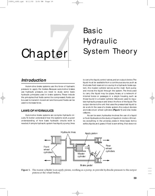 (PDF) Hydraulic system theory