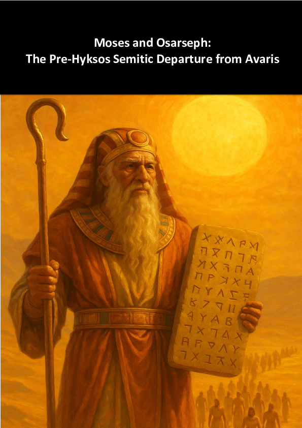 (PDF) Moses and Osarseph: The Pre-Hyksos Semitic Departure from Avaris