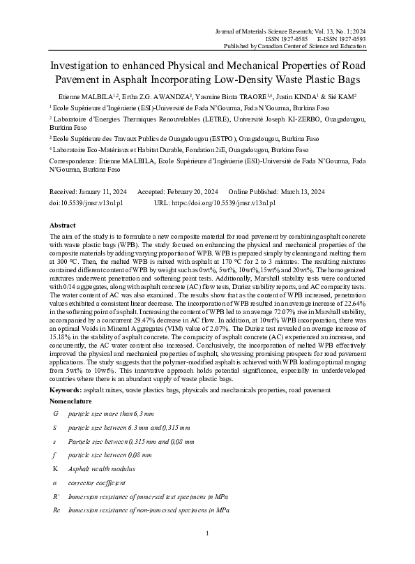 (PDF) Investigation to enhanced Physical and Mechanical Properties of ...