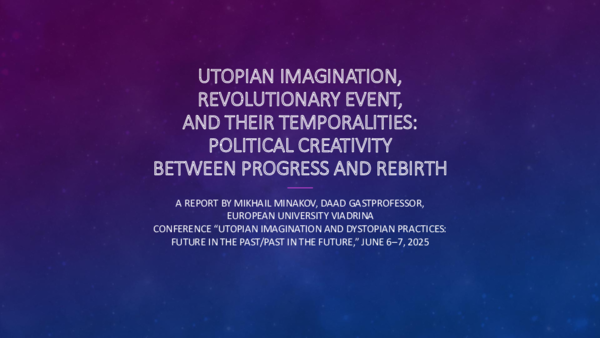 (PDF) UTOPIAN IMAGINATION, REVOLUTIONARY EVENT, AND THEIR TEMPORALITIES: POLITICAL CREATIVITY ...
