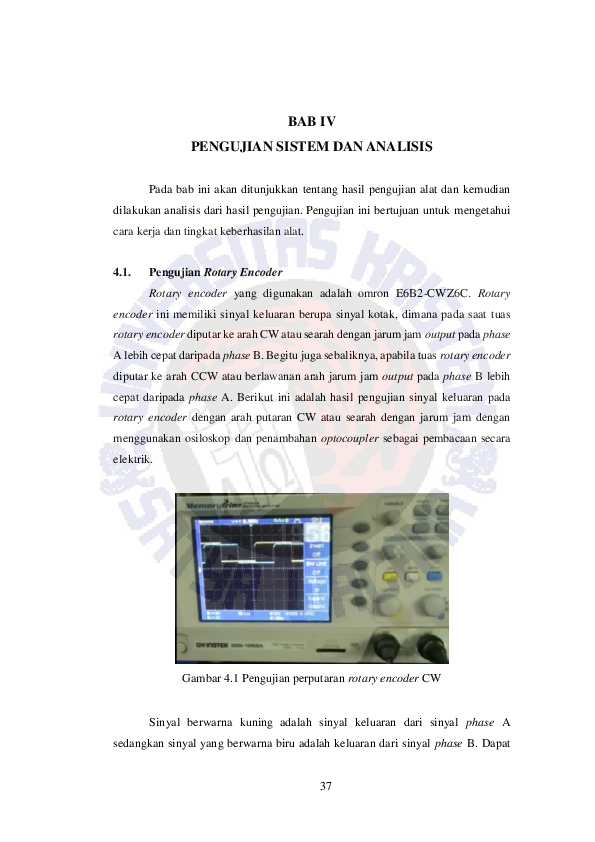 (PDF) Perancangan Sistem Pembacaan Rotary Encoder dan Pembacaan ...