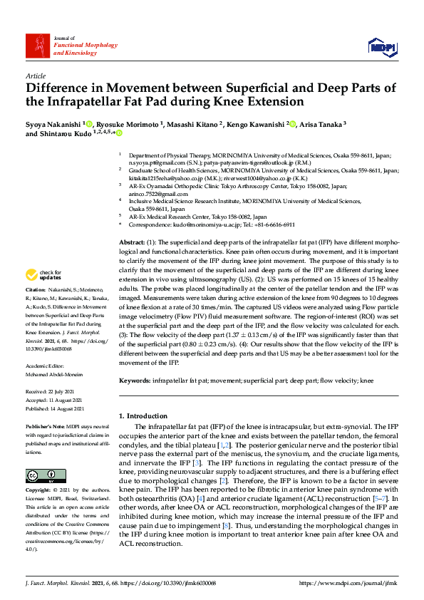 (PDF) Difference in Movement between Superficial and Deep Parts of the ...