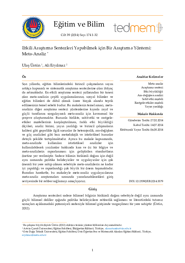 (PDF) A Research Methodology to Conduct Effective Research Syntheses ...