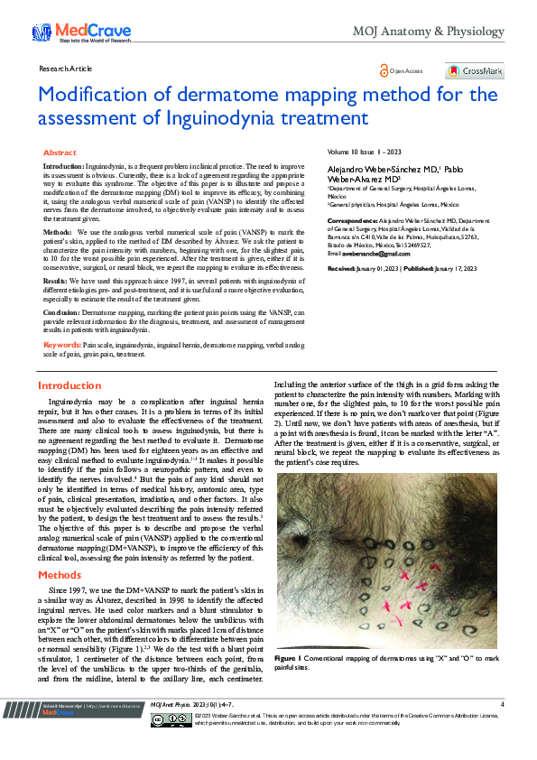 (PDF) Modification of dermatome mapping method for the assessment of ...